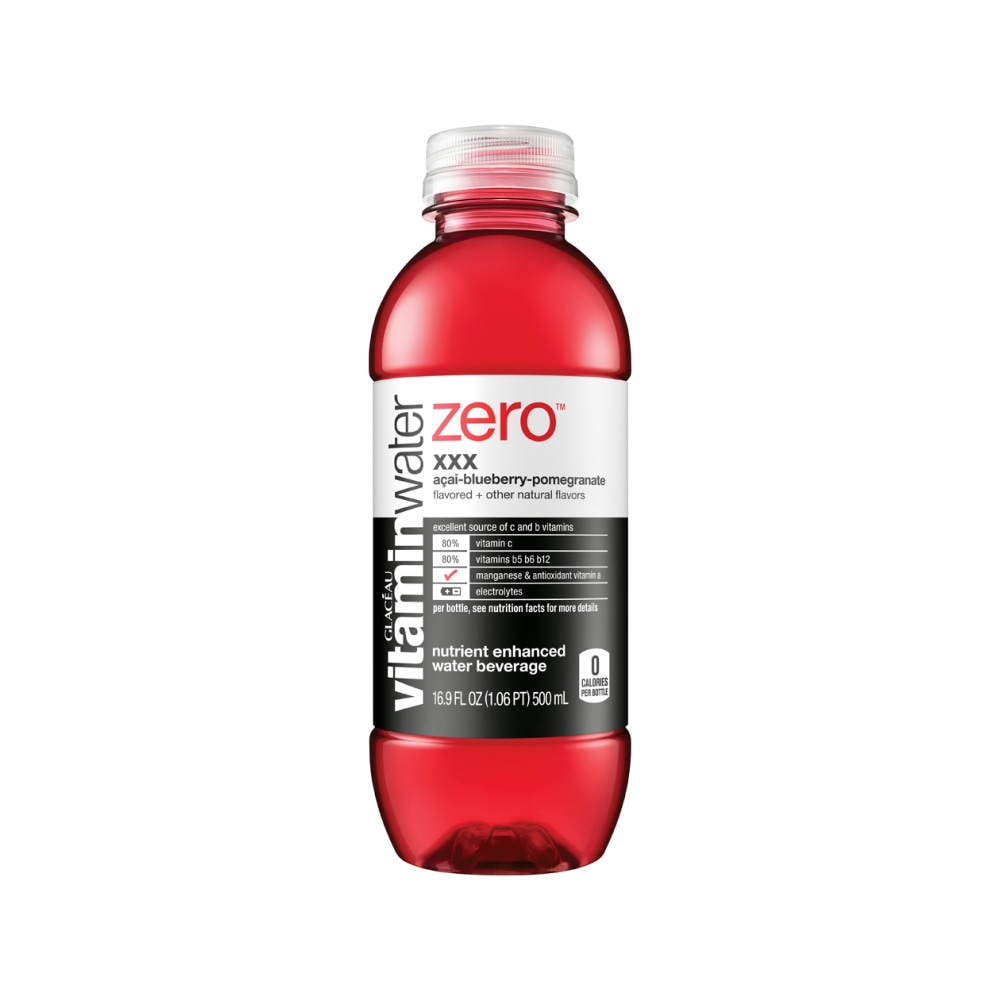 Glaceau Vitaminwaterzero Xxx With Açai Blueberry Pomegranate Flavor 16