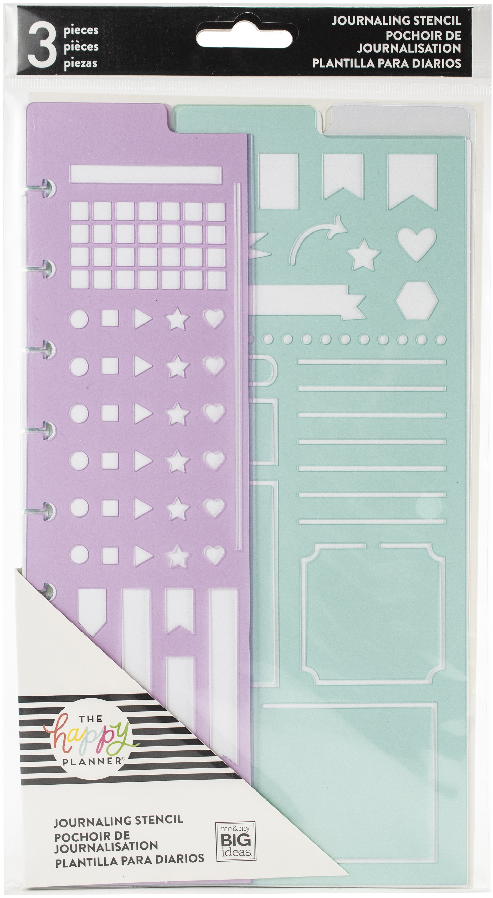 Happy Planner Journaling Stencils 3pkg