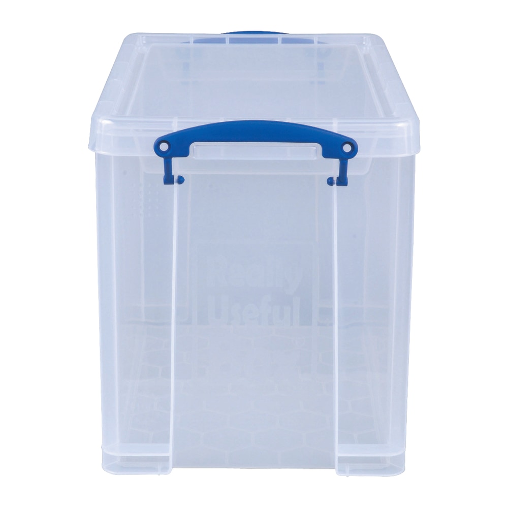 Really Useful Box Plastic Storage Container With Built In Handles And