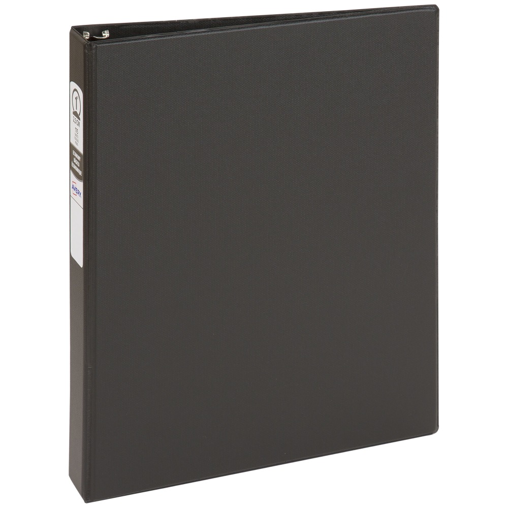 Avery Economy 3 Ring Binder 1 Round Rings Black