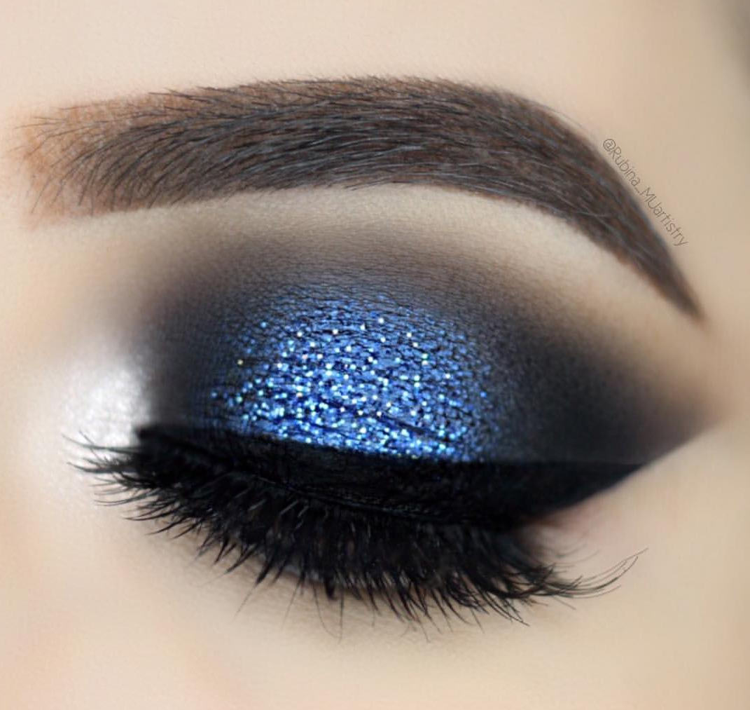 How To Make Smokey Eyes With Blue Eyeshadow