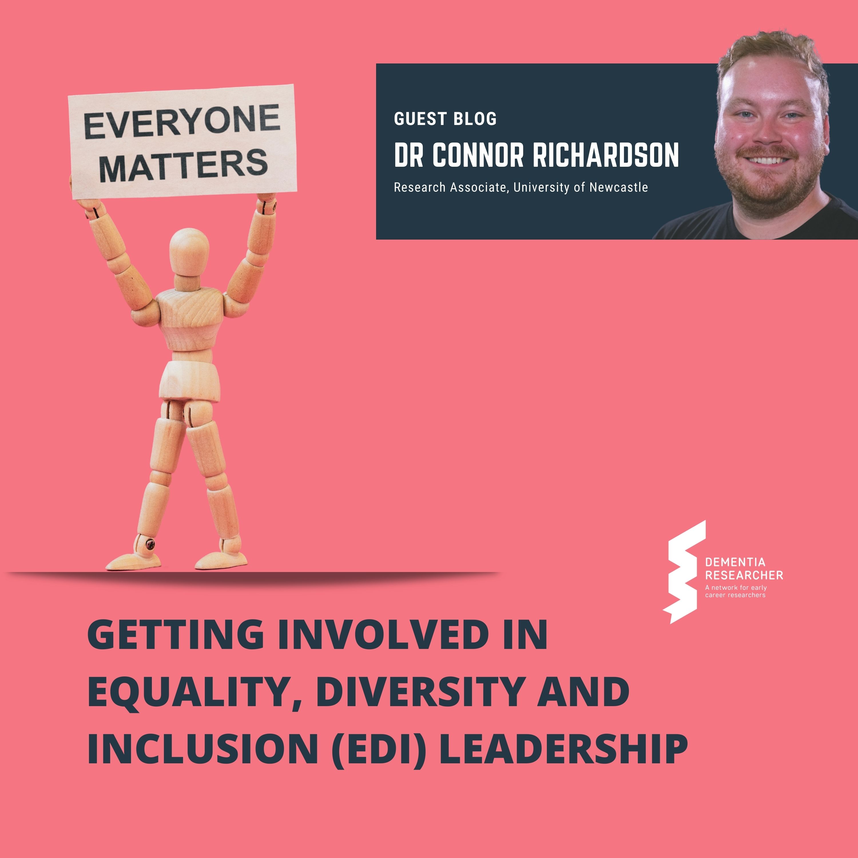 Dr Connor Richardson Getting Involved In Equality Diversity And