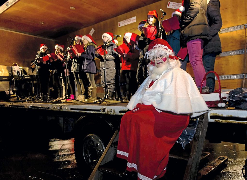 Julemanden Havde Travlt Fredag Aften Sndk Sjællandske Nyheder