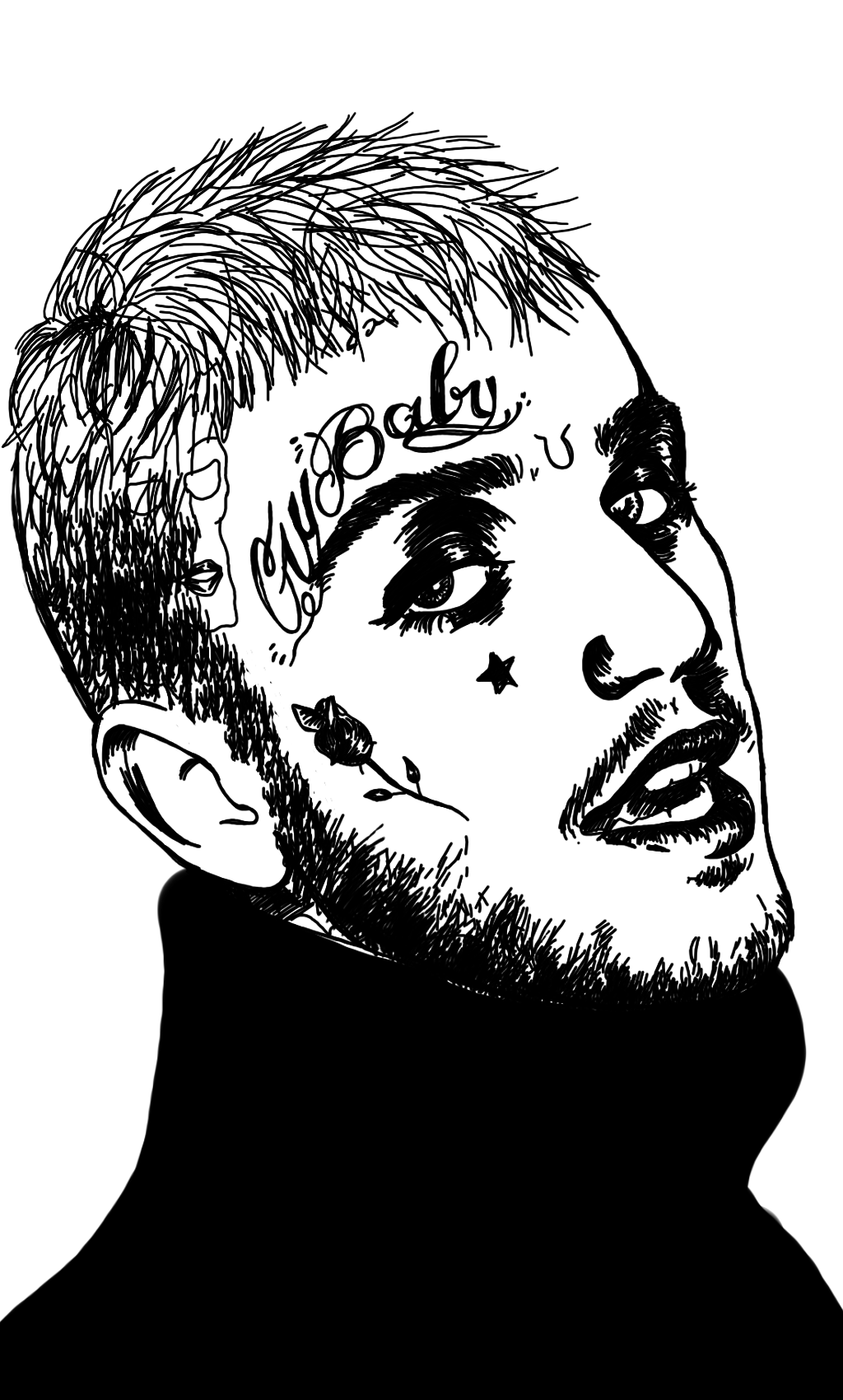 All Lil Peep Tattoos Png Png Image Collection