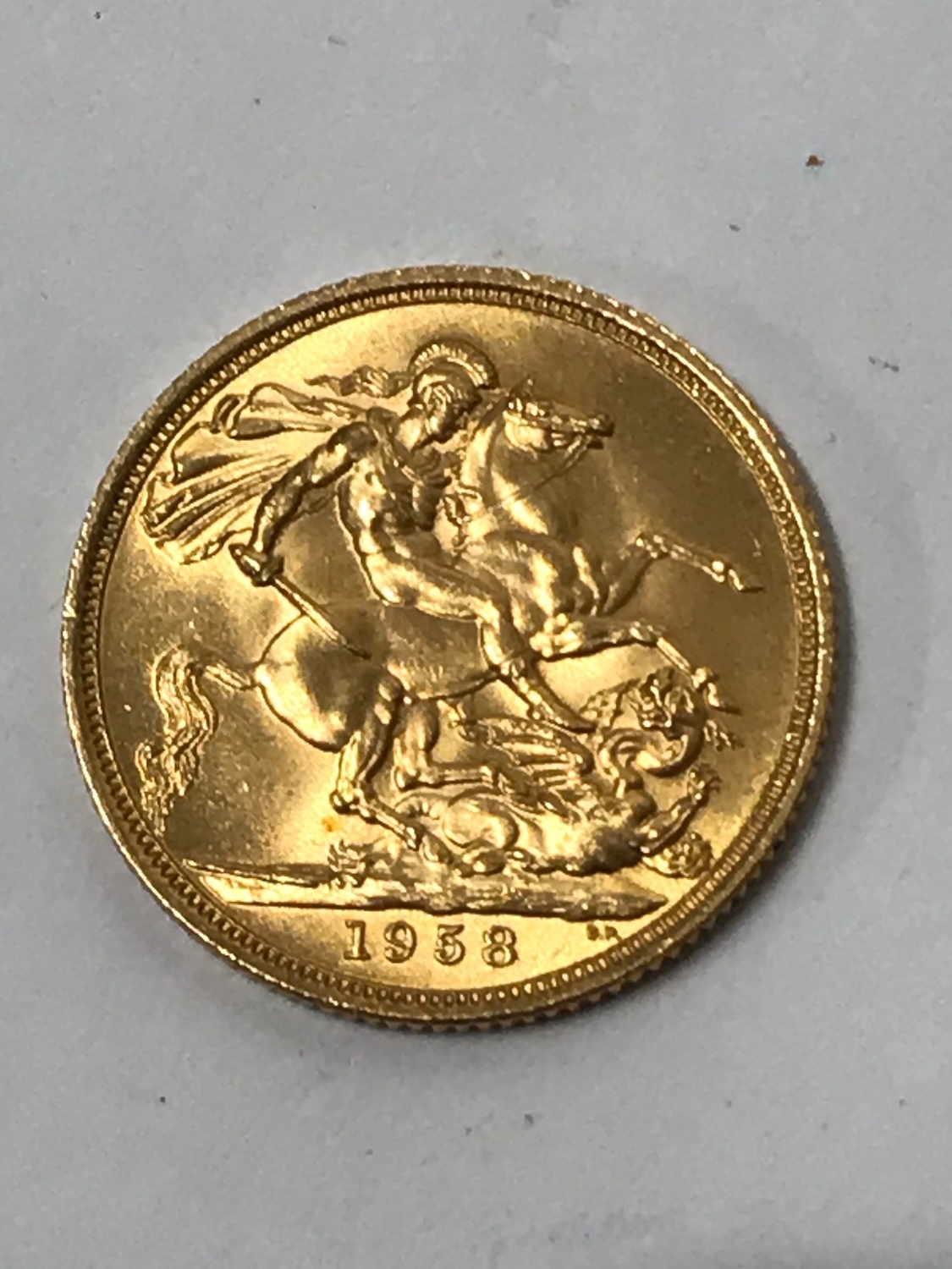 1958 Gold Full Sovereign Coin