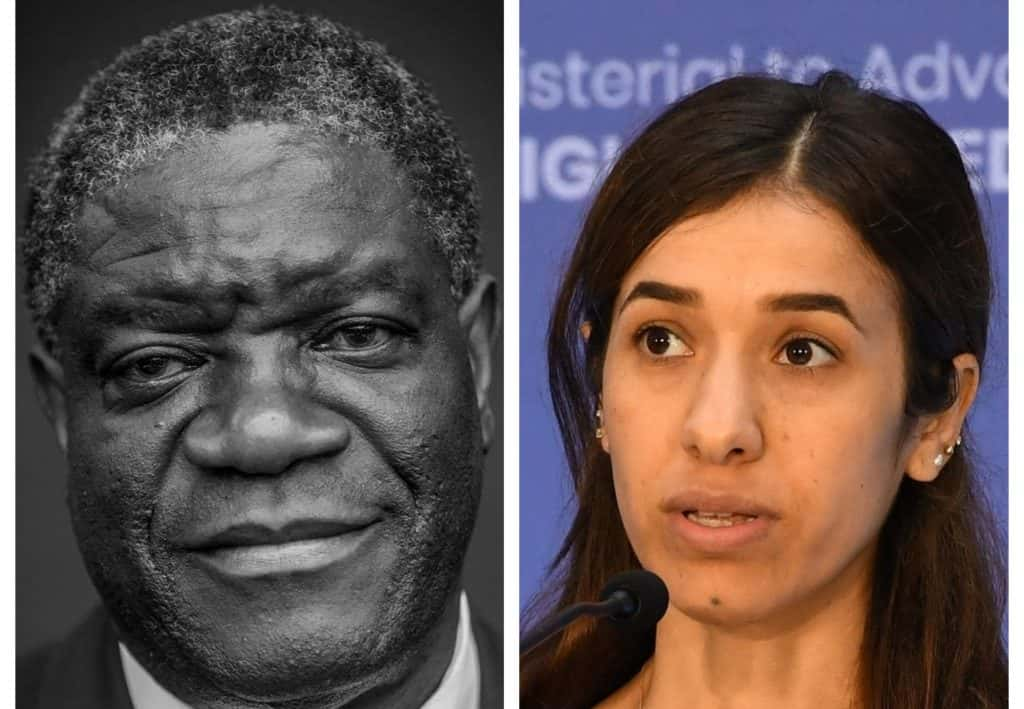 Nobel Peace Prize Awarded To Denis Mukwege And Nadia Murad For Helping