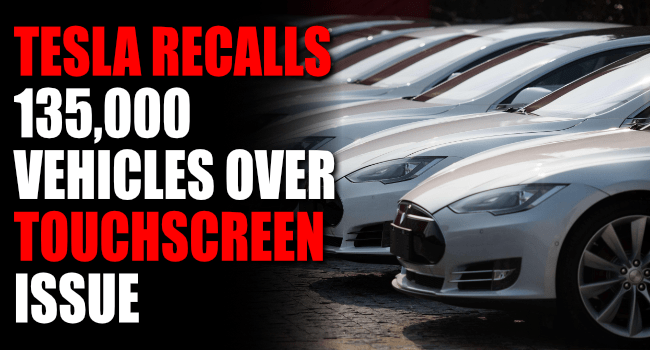 Tesla Recalls 135000 Vehicles Over Touchscreen Issue Big 1021 Kybg Fm