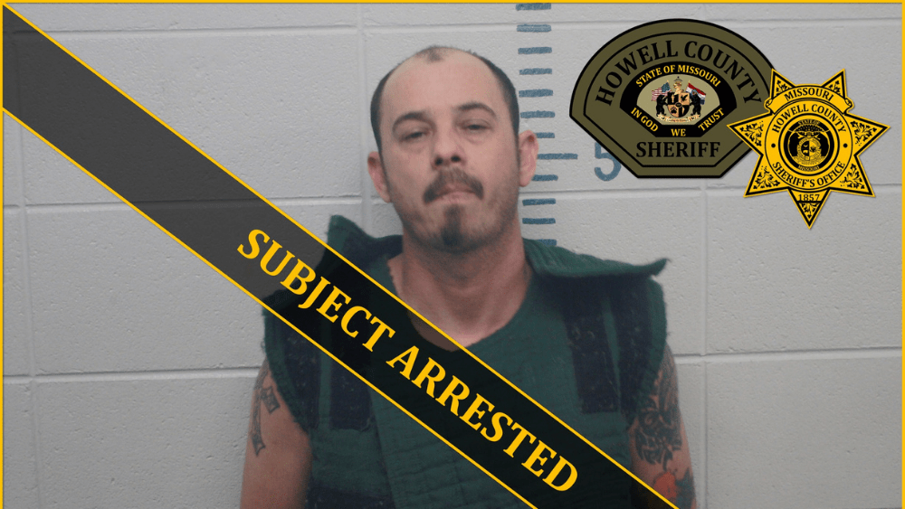 Howell County Sheriffs Office Arrest Man On Domestic Violence Charge