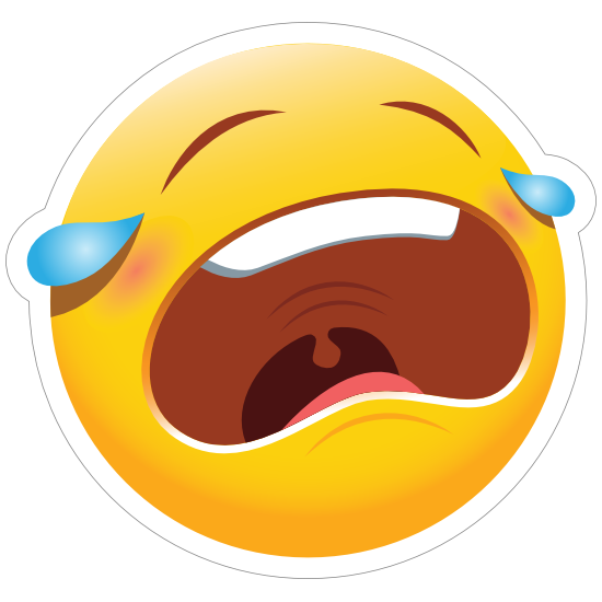 Cute Crying Emoji Sticker