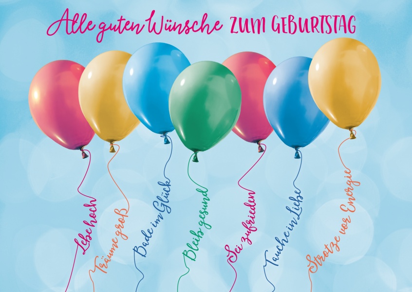 Zum Geburtstag Wünsche