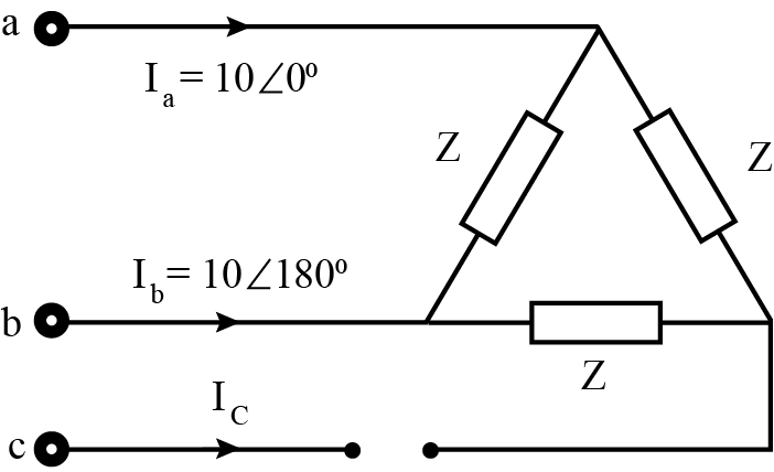 Example 1 A Balanced 3 Phase Delta Connected Load Consisting In