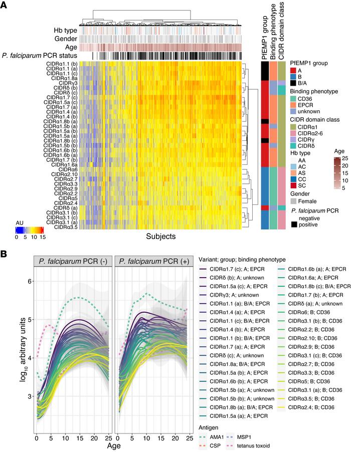 Jci Insight Longitudinal Analysis Of Naturally Acquired Pfemp1 Cidr