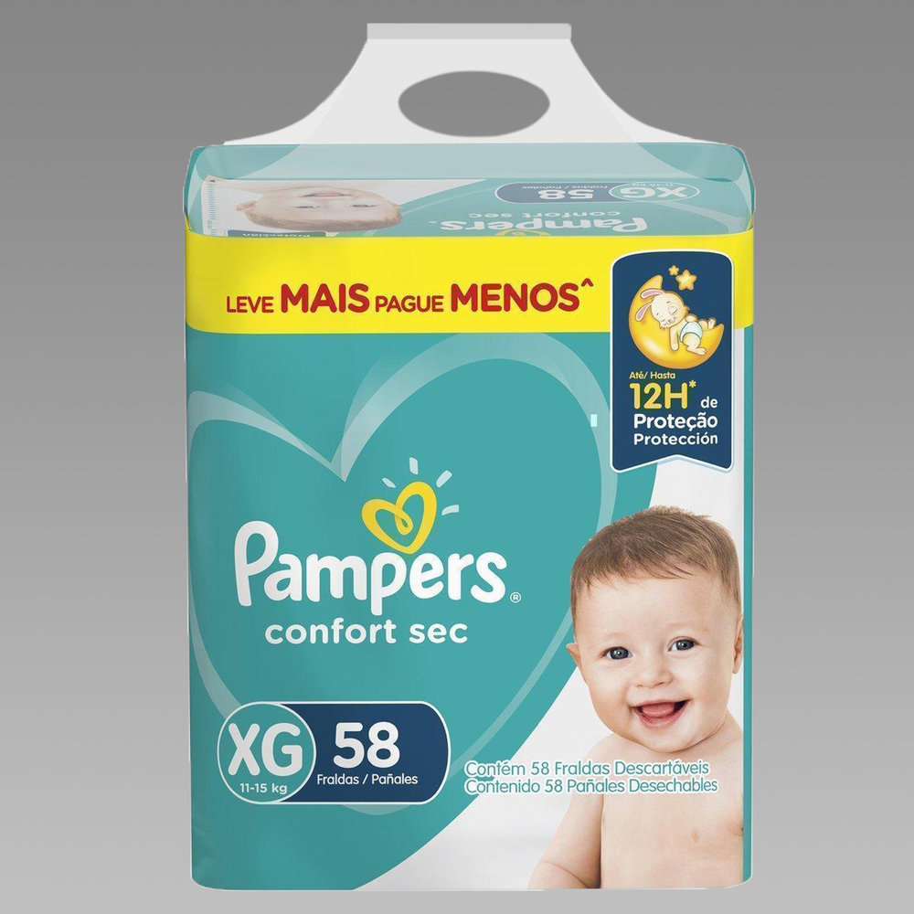 Fralda Pampers Confort Sec Bag Alô Bebê