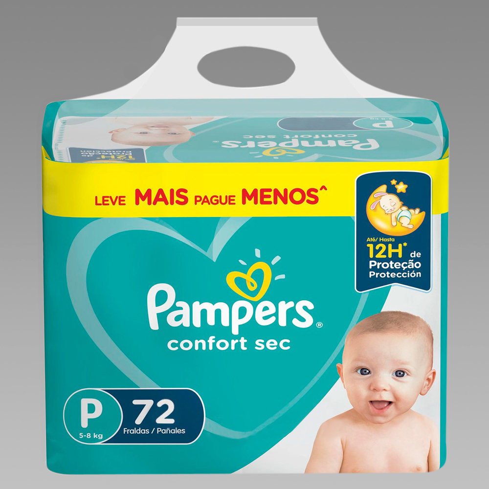 Fralda Pampers Confort Sec Bag Alô Bebê