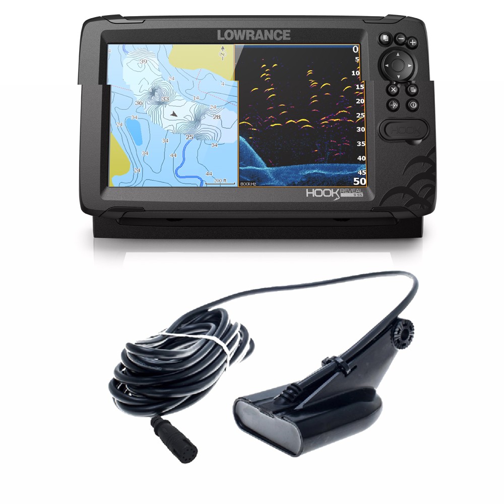 Lowrance Ex Display Hook Reveal 9 50200 Hdi Chartplotter Fishfinder Combo