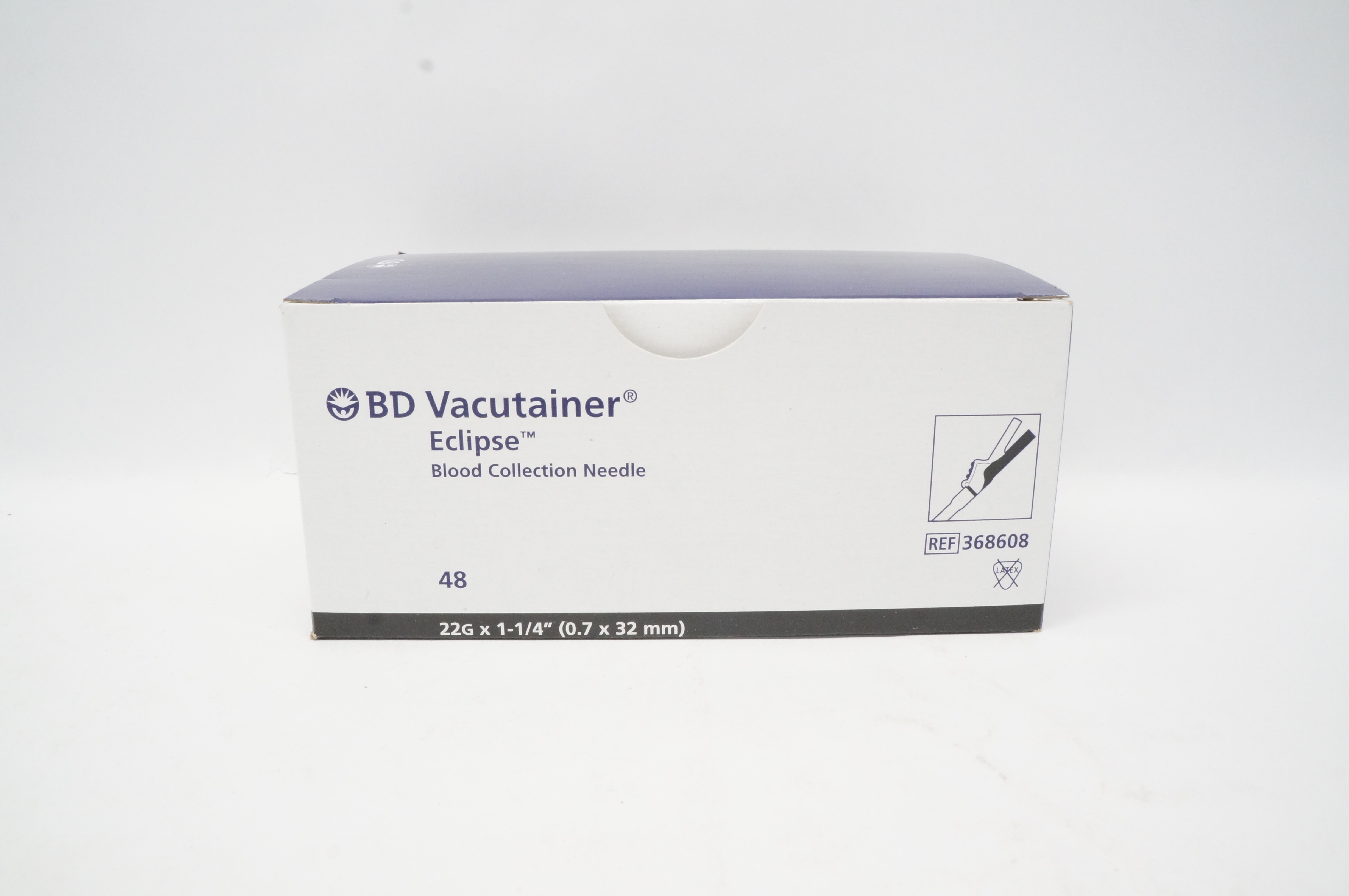 Bd 368608 Vacutainer Eclipse Blood Collection Ndle 22gx1 14inch Box