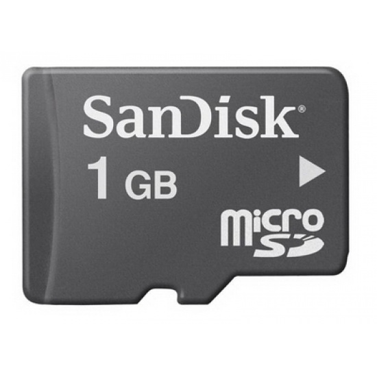 1gb Sandisk Microsd Memory Card Wsd Adapter