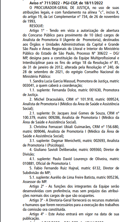 Concurso Mp Sp Comissão Formada Para Novo Edital