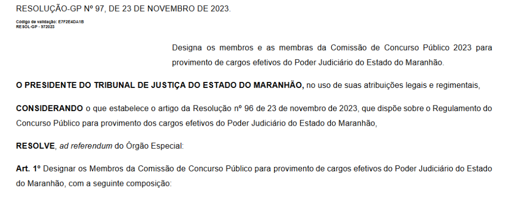 Concurso Tj Ma Comissão Formada Para Novo Edital