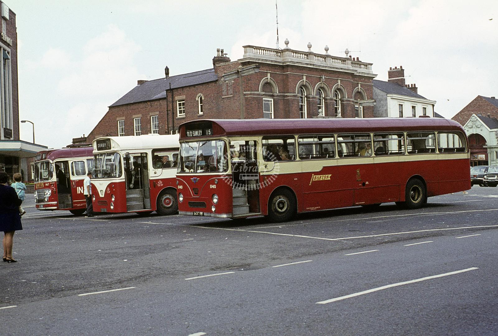 The Transport Library Barton Aec Reliance 1140 1637pf At Bus Stn In