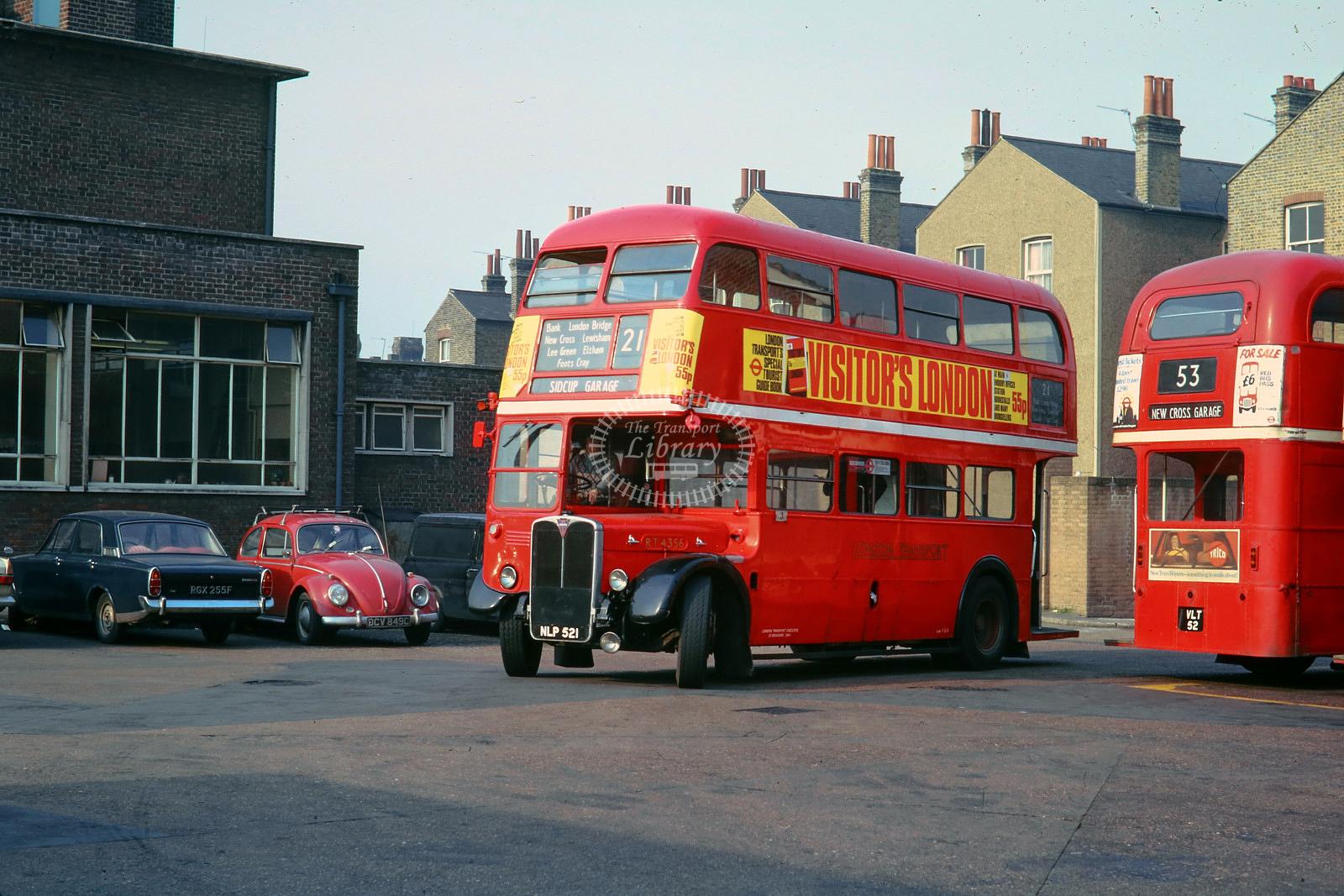 The Transport Library London Transport Aec Regent Rt4356 Nlp521 On