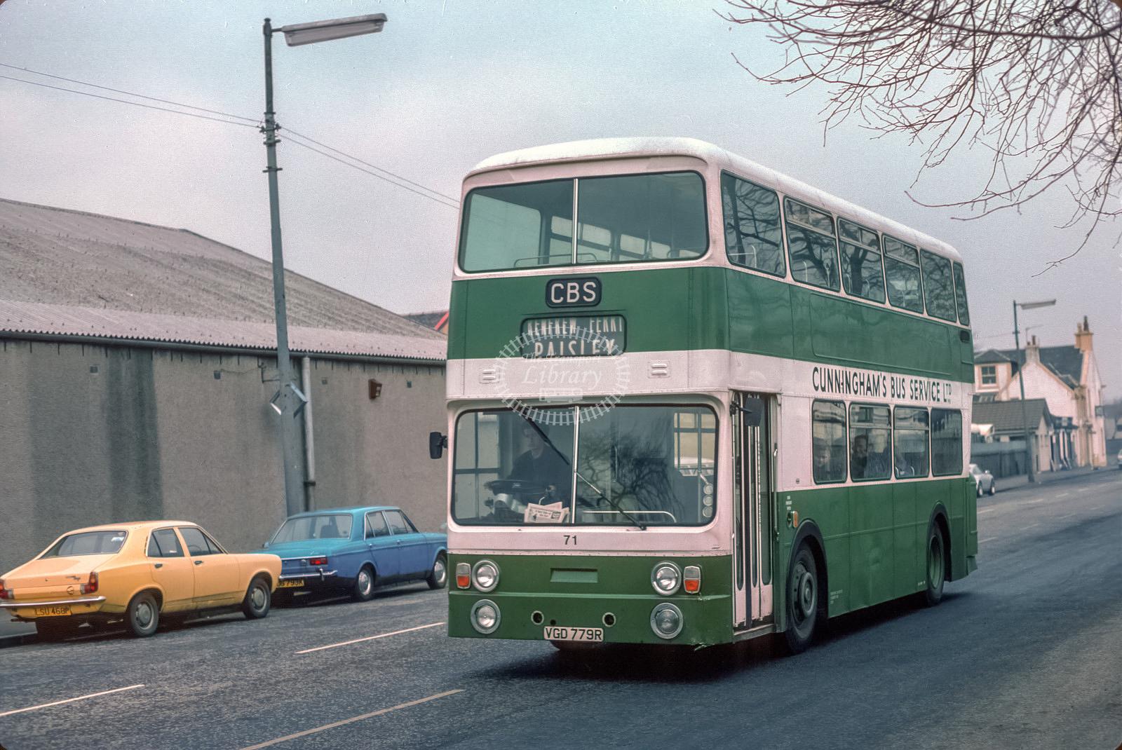 The Transport Library Cunningham Paisley Leyland Atlantean Alexander