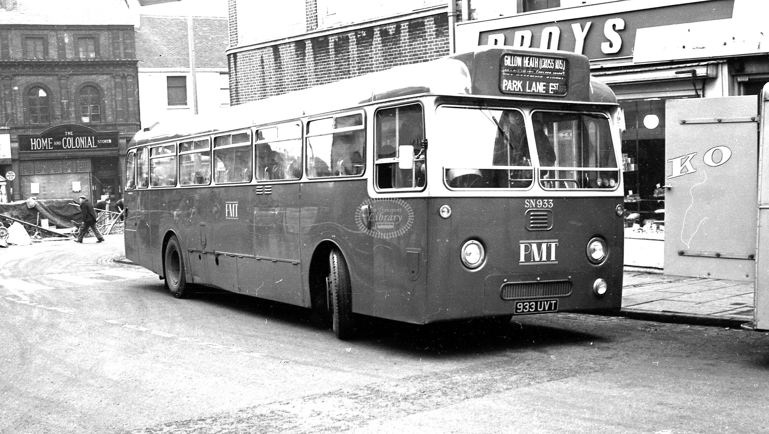 The Transport Library Potteries Leyland Pd2 L447 Neh447 At Hanley In