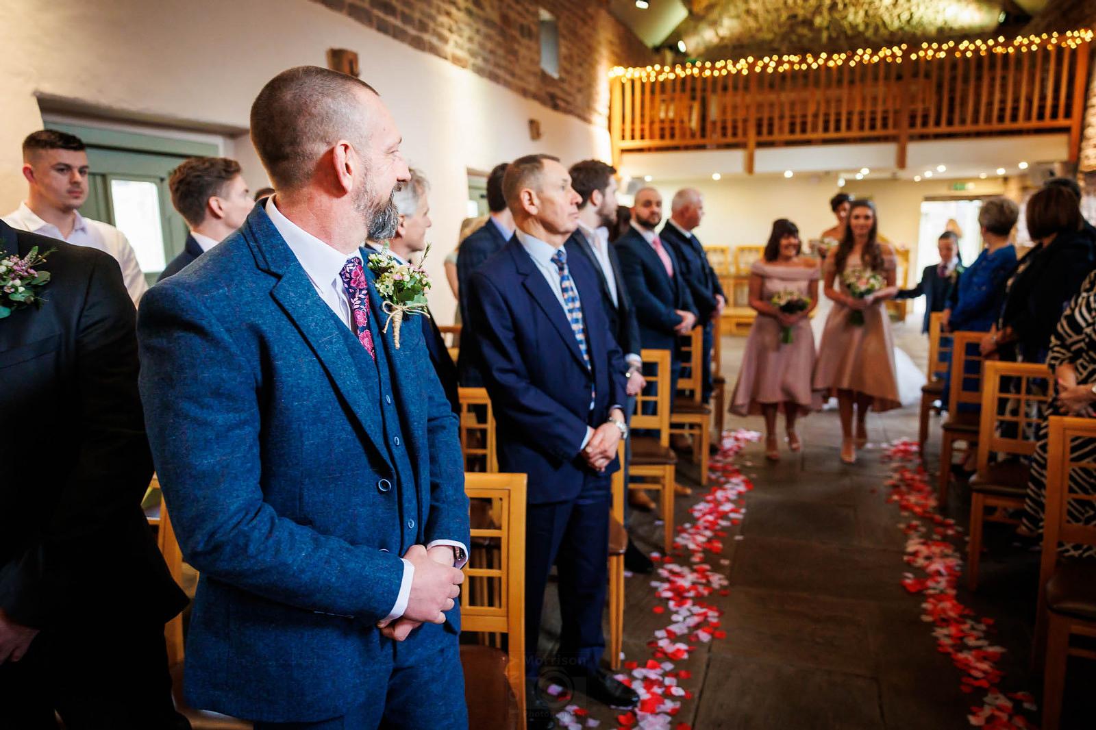 Tony Morrison Photographer Wedding At The Ashes Barns Wedding Venue