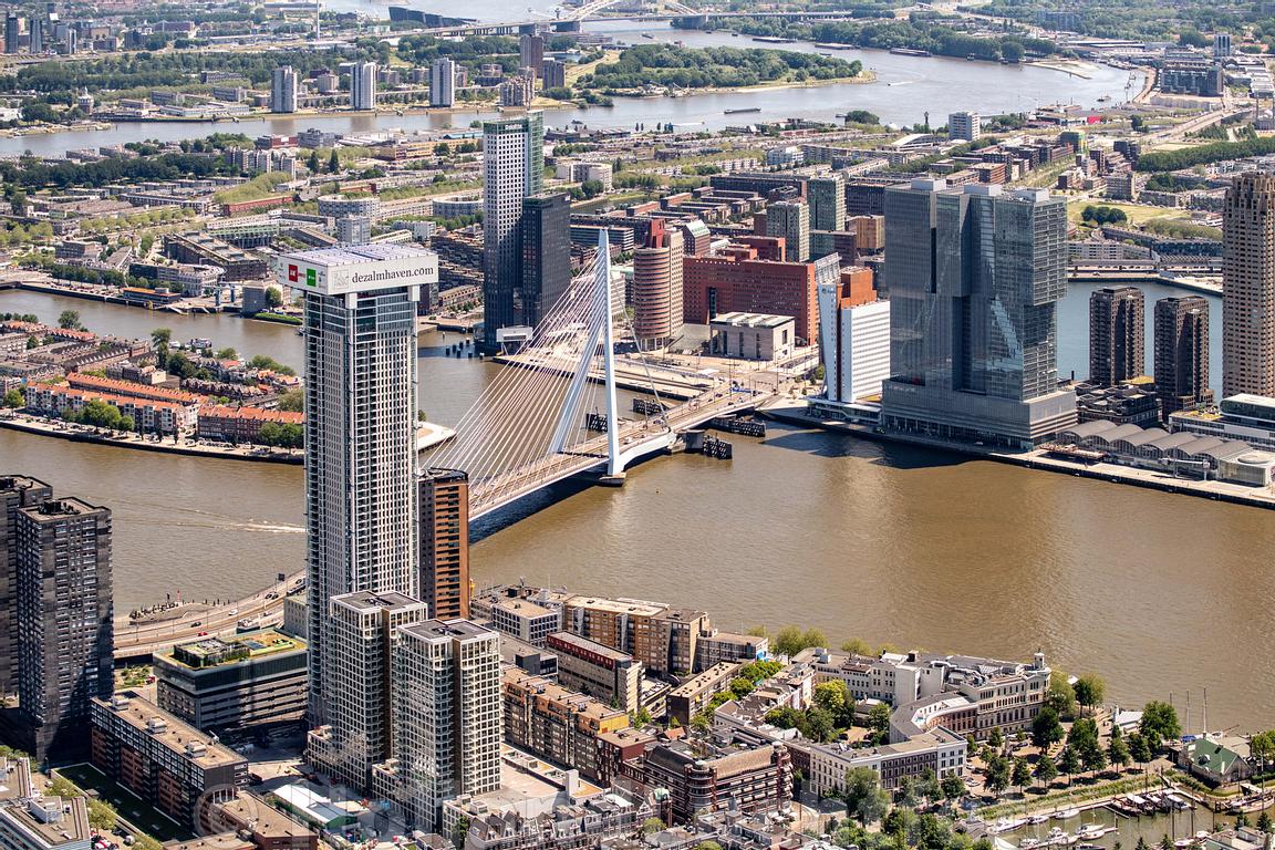 Hollandluchtfoto Rotterdam Luchtfoto Centrum