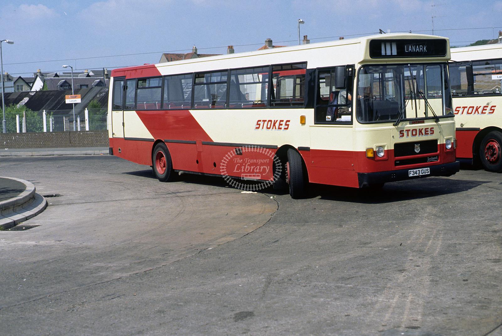 The Transport Library Stokes Lanark Leyland Trbtl F343gus In 1989