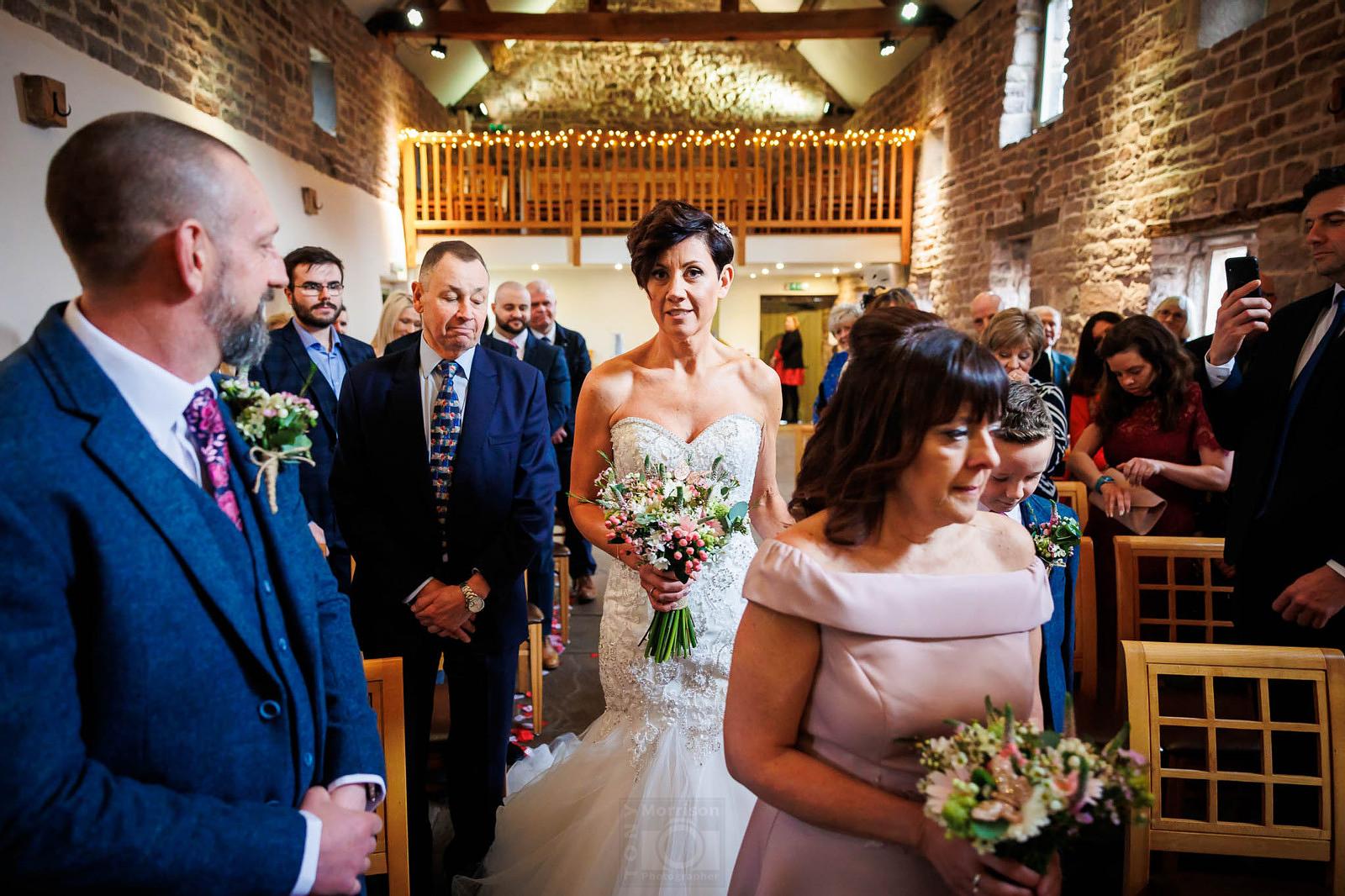 Tony Morrison Photographer Wedding At The Ashes Barns Wedding Venue