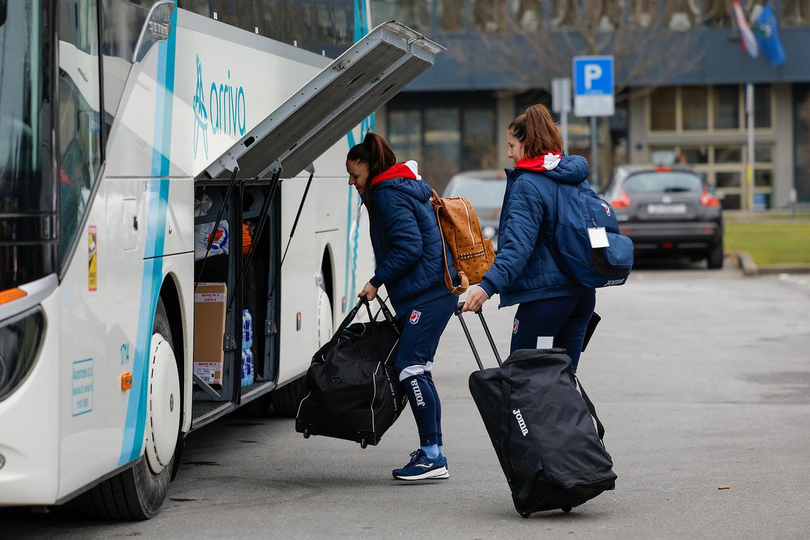 Hrs Photo Okupljanje ženske Rukometne Reprezentacije