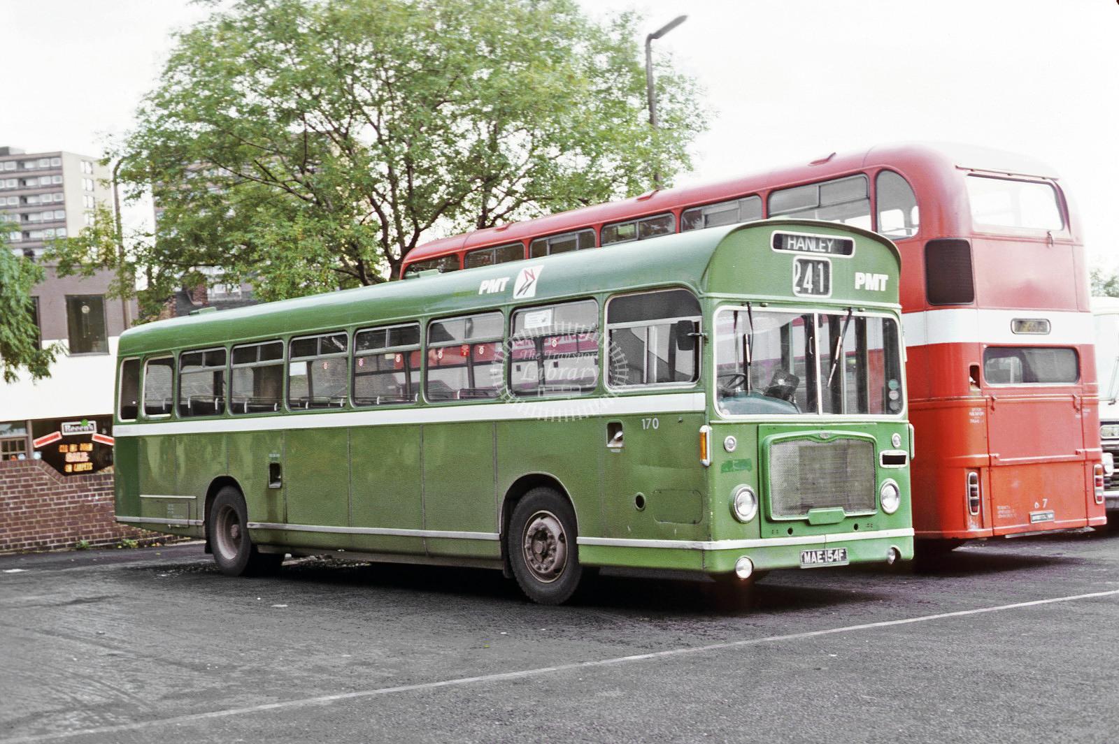 The Transport Library Potteries Aec Reliance 167 Dvt167j At Hanley In