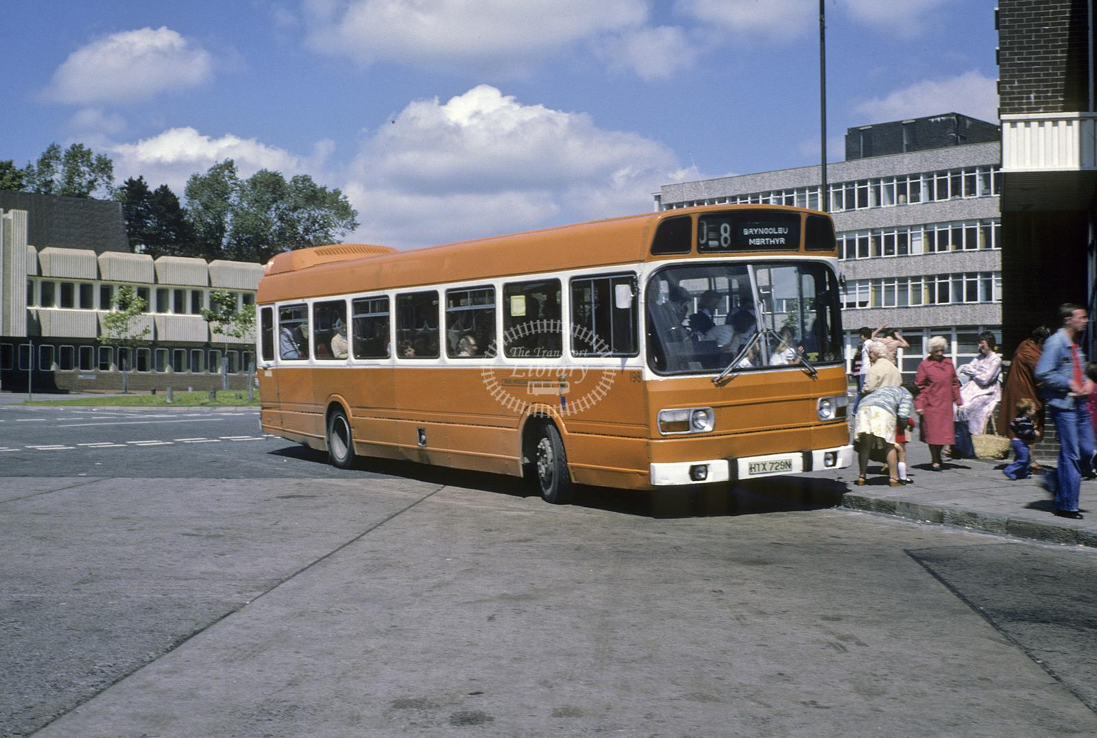 The Transport Library Merthyr Tydfil Leyland National 198 Htx729n At