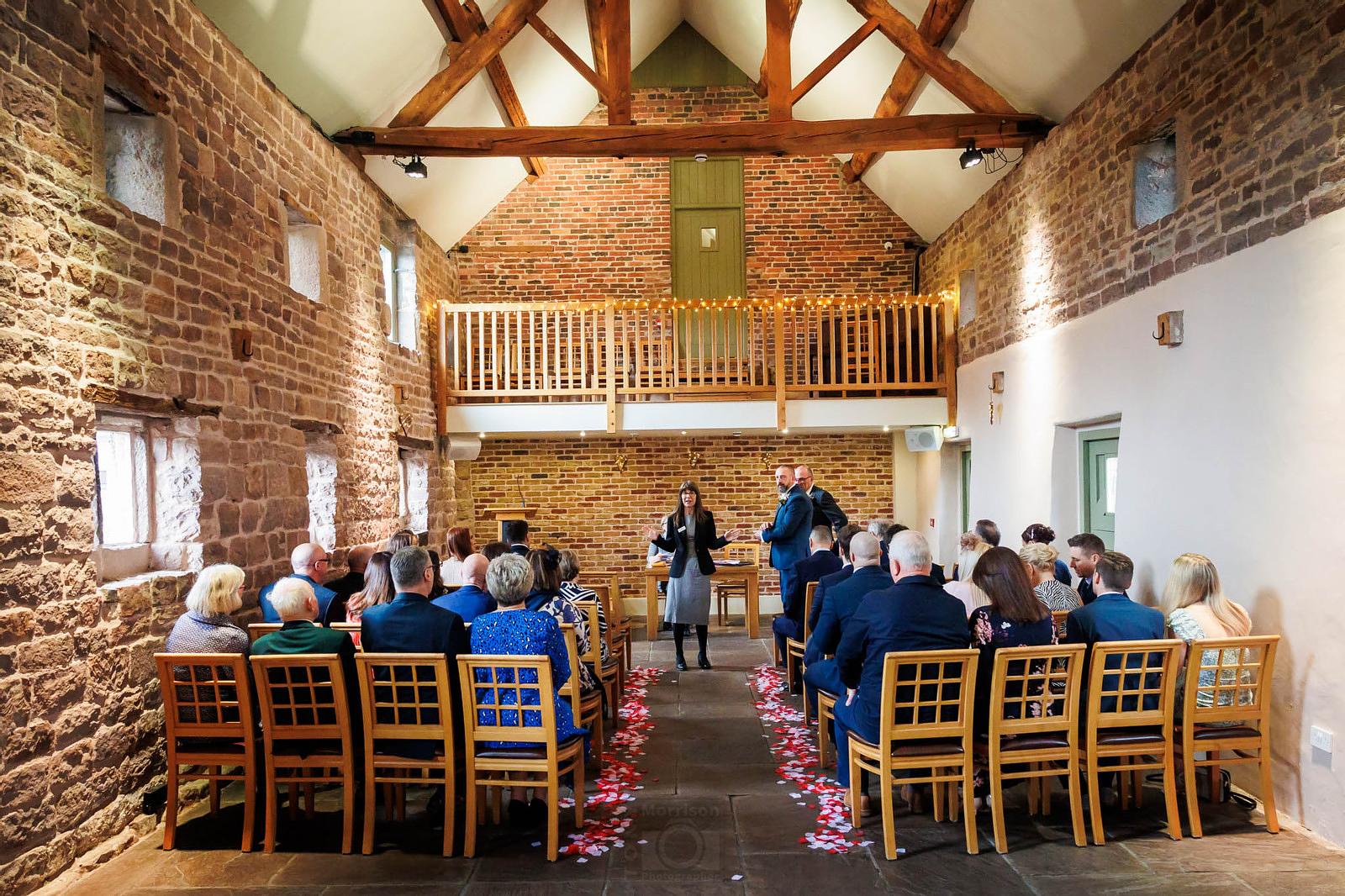 Tony Morrison Photographer Wedding At The Ashes Barns Wedding Venue