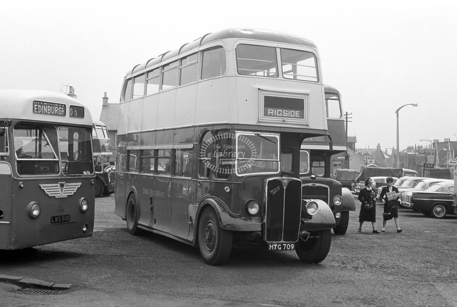 The Transport Library Stokes Carstairs Aec Regent Iii Htg709 At