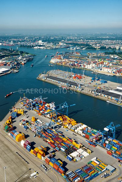 Aerophotostock Rotterdam Luchtfoto Haven Van Rotterdam Eemshaven