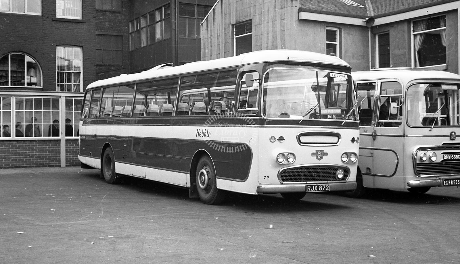 The Transport Library Hebble Leyland Leopard 72 Rjx872 At Leeds In