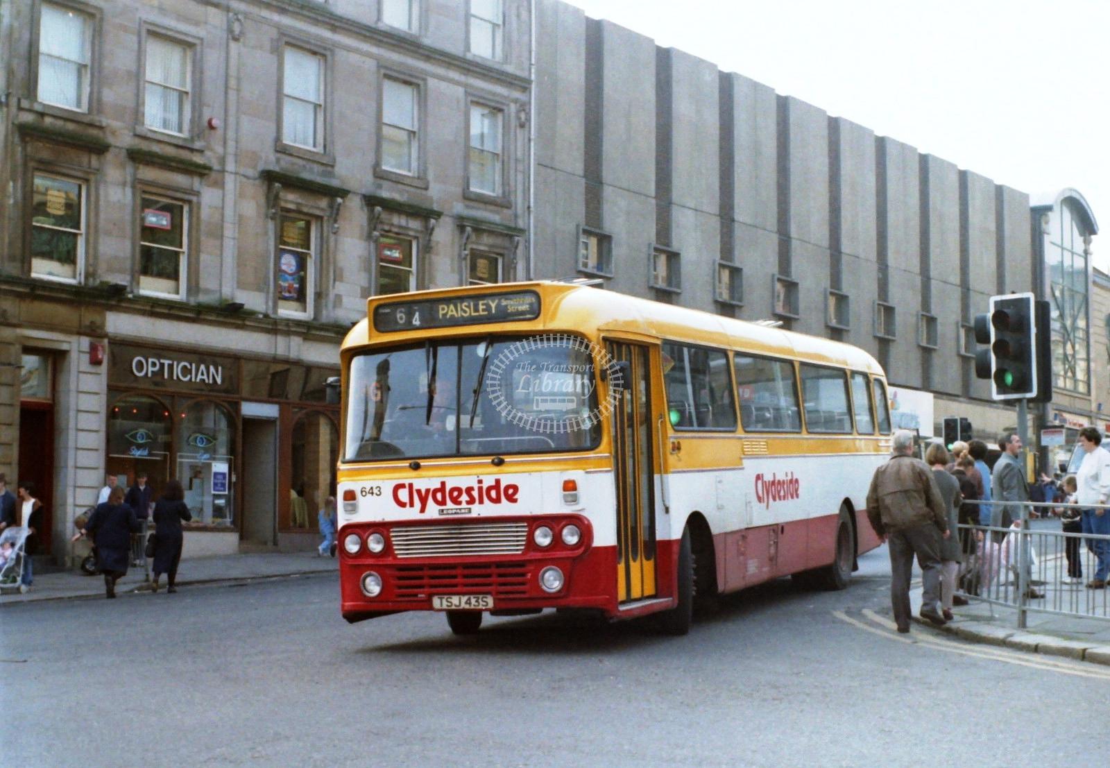 The Transport Library Clydeside Leyland Leopard Alexander 643