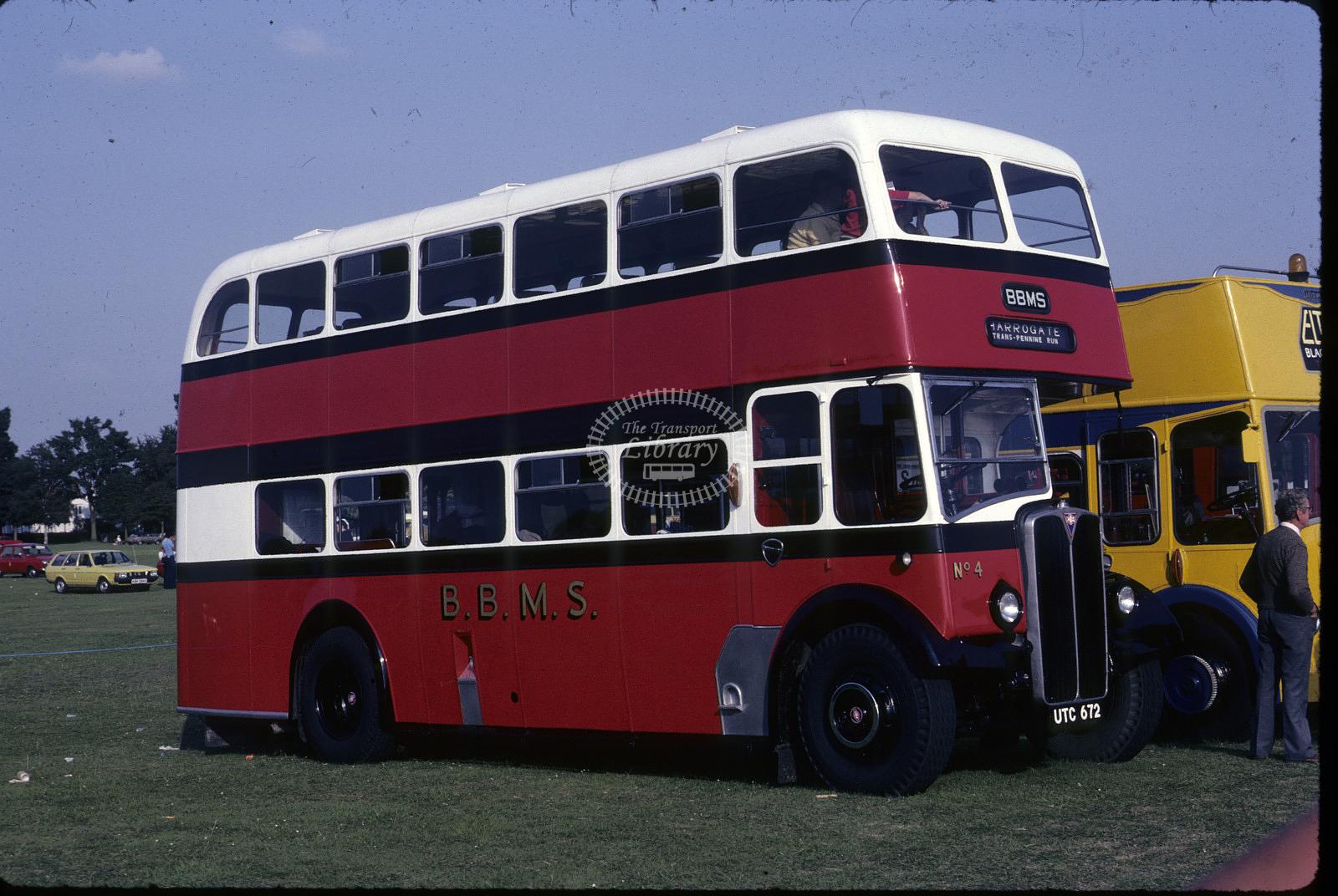 The Transport Library Prescott Bamber Bridge Aec Regent Iii 4 Utc672