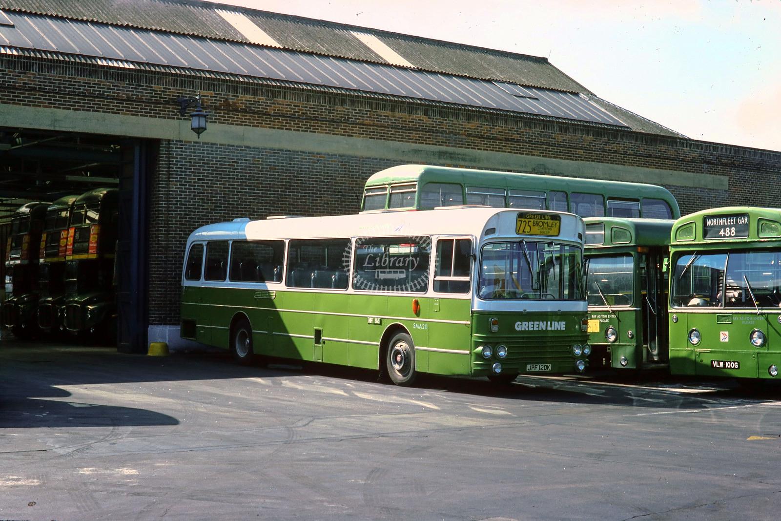 The Transport Library London Country Aec Swift Sma20 Jpf120k On Route