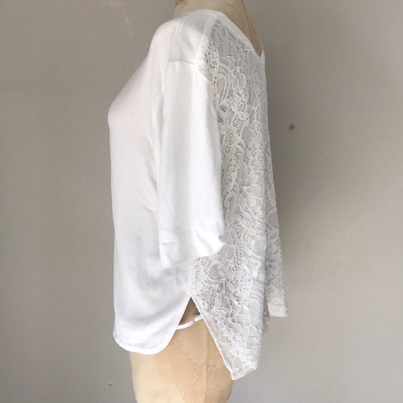 Gentle Fawn Tops Newgentle Fawn Crpe And Lace Tshirt Poshmark