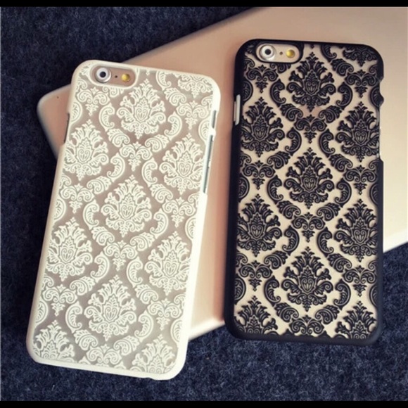 Accessories Iphone 66s Fashion Flower Lace Hard Case Black Poshmark