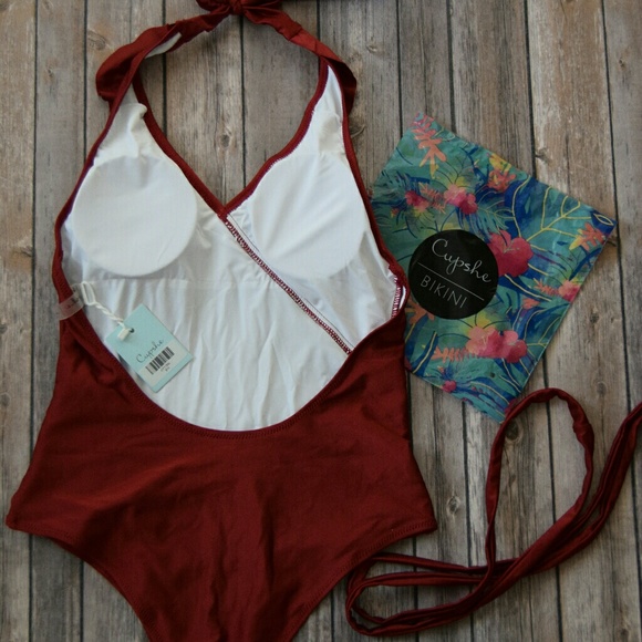 Cupshe Swim Cupshe On A Whim Falbala Onepiece Swimsuit Poshmark