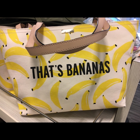 Kate Spade Bags Kate Spade Thats Banana Tote Bag Poshmark