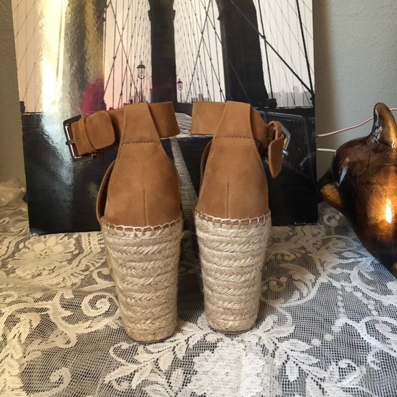 Marc Fisher Shoes Annie Perforated Espadrille Platform Wedge Poshmark