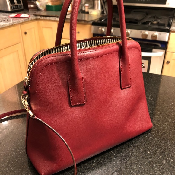 Kate Spade Bags Authentic Kate Spade Burgundy Leather Purse Poshmark