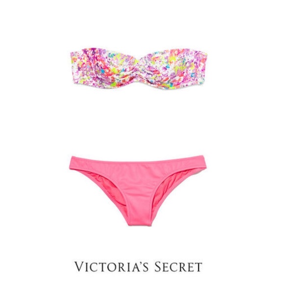 Victorias Secret Swim Victorias Secret Strapless Push Up Bikini