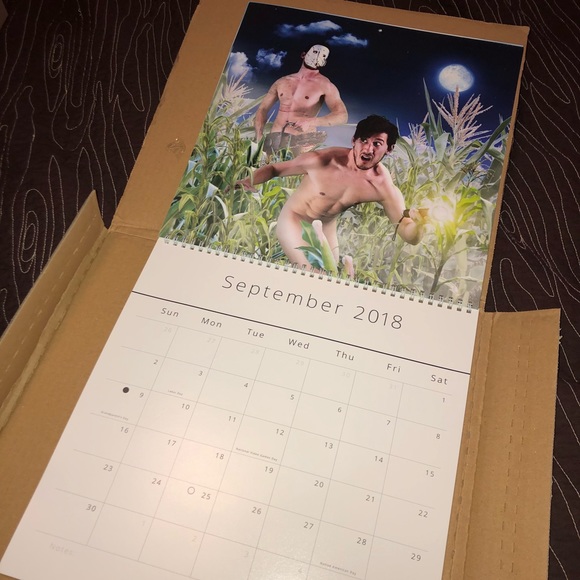 Markiplier Tasteful Calendar Customize And Print