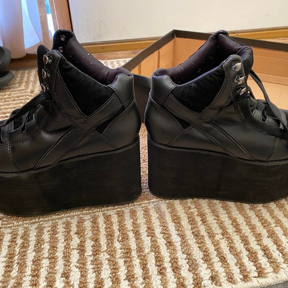 Yru Shoes Yru Qozmo Hiblack Platform Sneakers Size 6 Poshmark